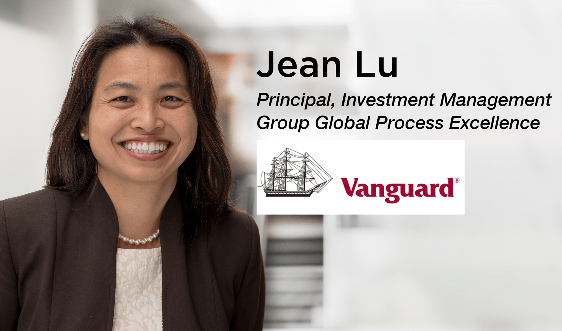 THOUGHT LEADER: Jean Lu, Vanguard