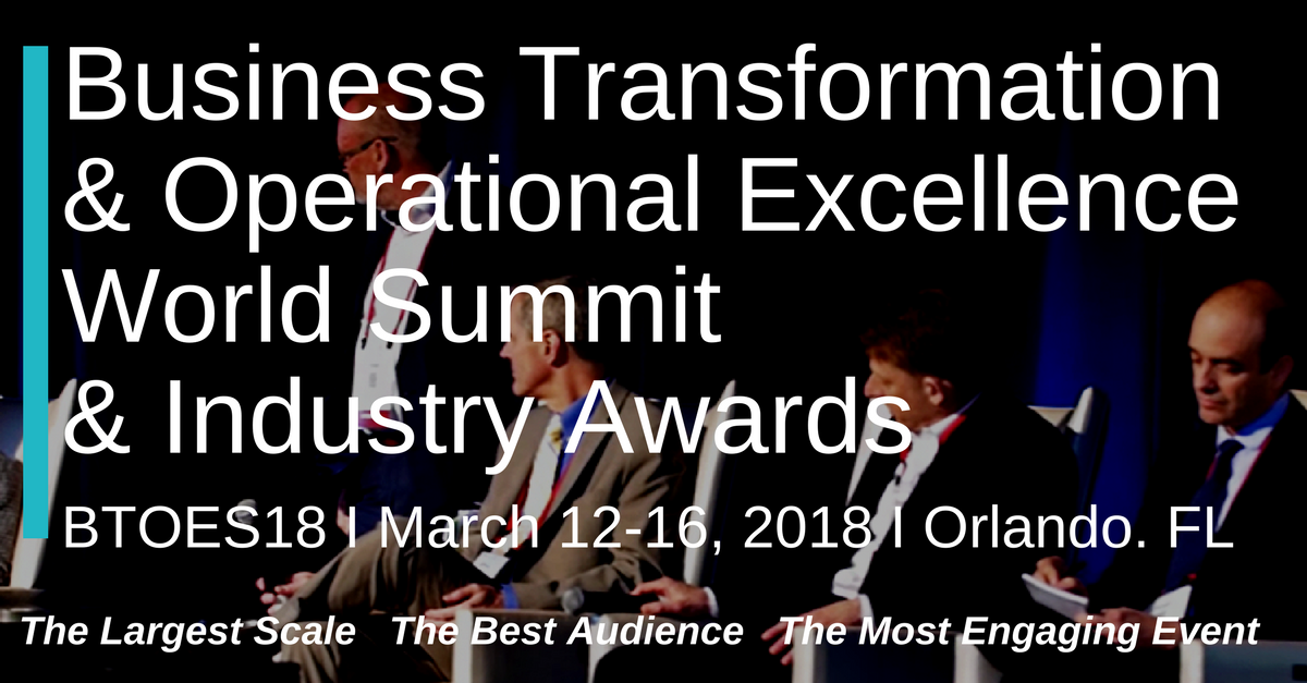 Business Transformation & Operational Excellence World Summit ...