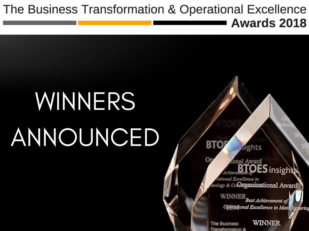 BTOES18 Award Winners Announced