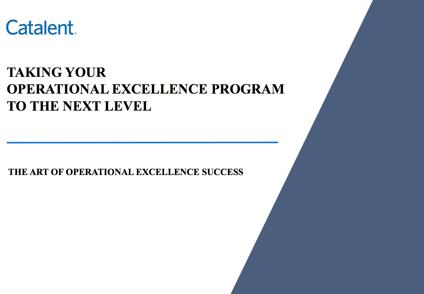 Operational Excellence Examples - Award Winning Case Studies
